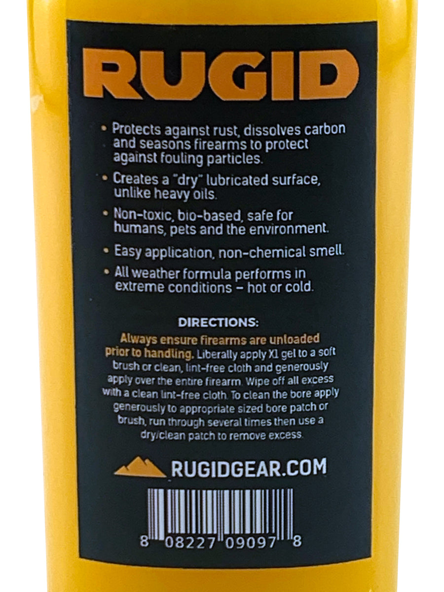 RUGID Bio-based, Non-toxic cleaner for handguns, rifles and shotguns